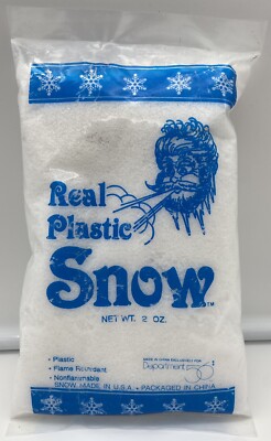 Department 56 Real Plastic Snow 2oz, Village Accessory - P1 | eBay