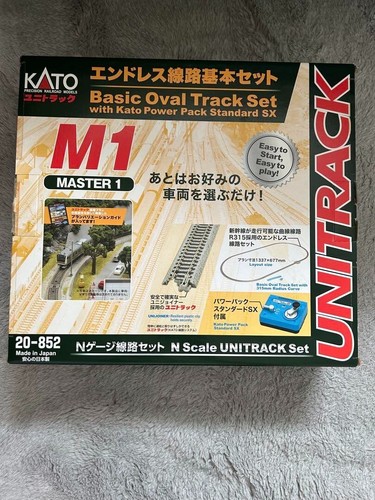 Kato 20-852 UNITRACK Set N Scale M1 Master1 Basic Oval Track Set With ...