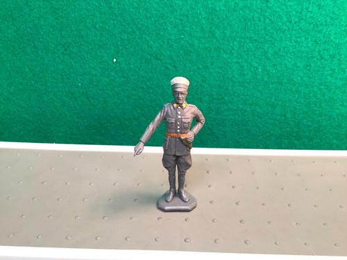 VINTAGE MARX BATTLEGROUND WW2 GERMAN OFFICER CUSTOM PAINT FIGURE | eBay