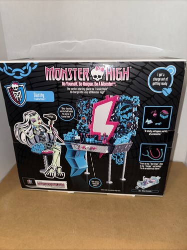 Monster High Frankie Stein Vanity Play Set New in Box Complete 2012 ...