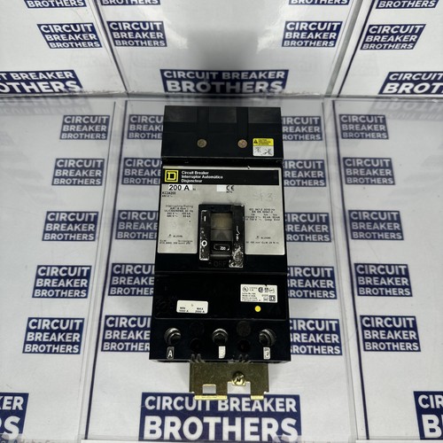 Square D KC34200 200 Amp 480V 3 Pole 65k Circuit Breaker-Warranty(Ship ...