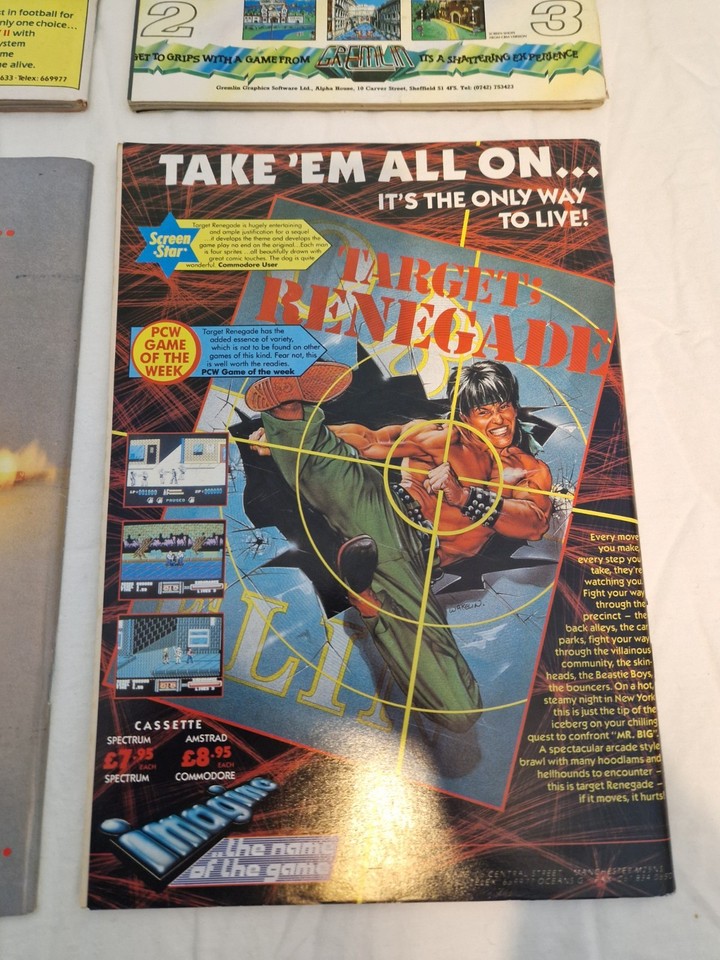 6 x CRASH ZX Spectrum Magazines Issues 46, 48, 49, 50, 52 & 53 Retro ...