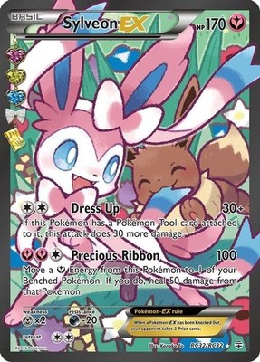 Sylveon EX - RC32/RC32 - Pokemon Generations Radiant Collection Full ...