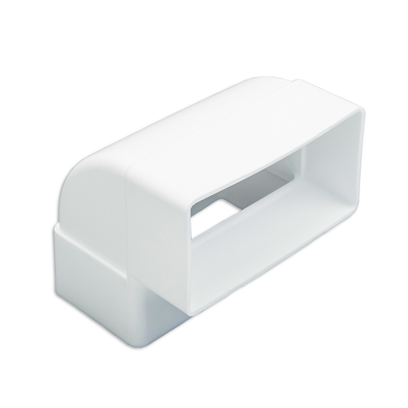Rectangular 110 x 54mm Plastic Flat Channel Ducting Fittings,Grilles ...