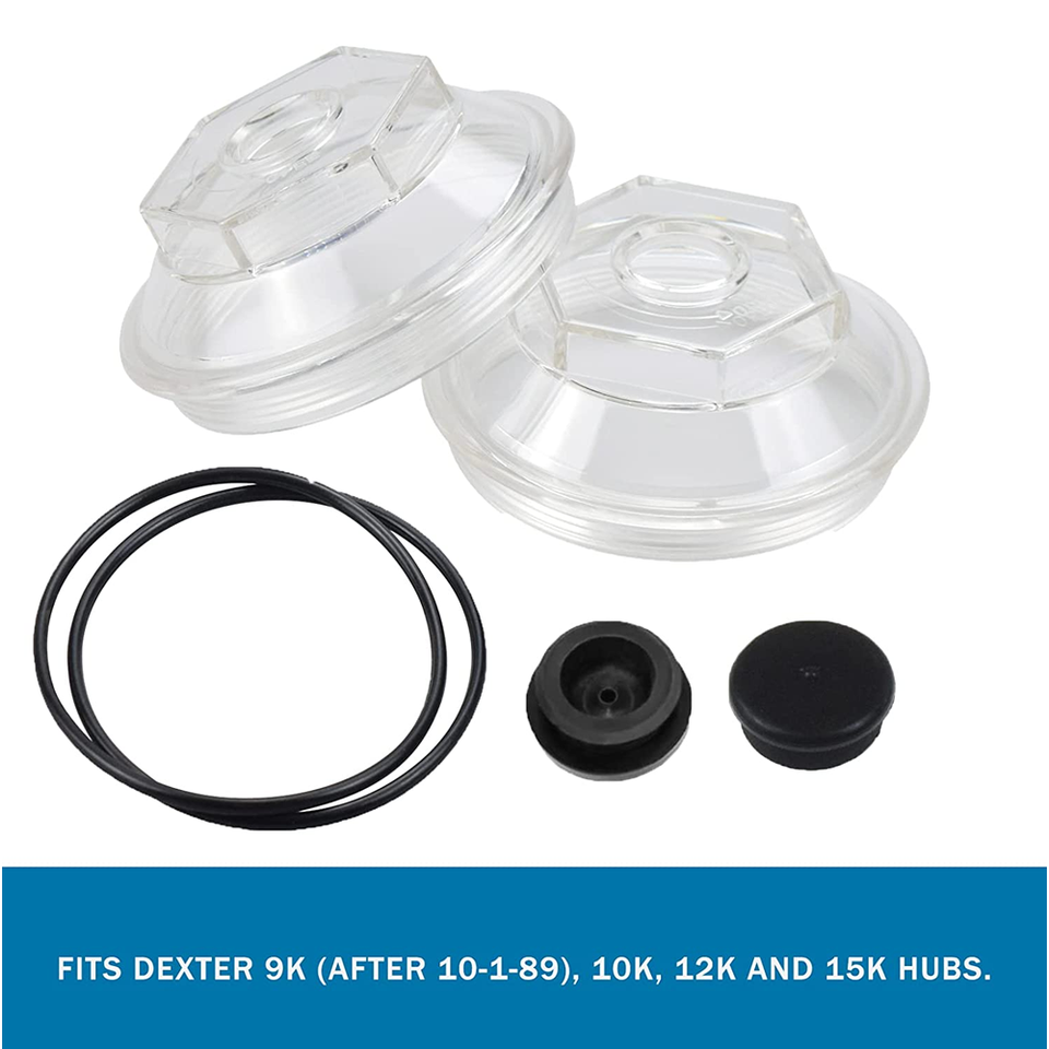 1-6pcs Oil Cap for Dexter 10K-HD 12K&15K threads Trailer Axle Plastic ...