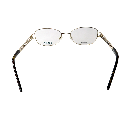 New Tura Titanium Women's Eyeglasses R128 Brown Optical Frame 55-18-140 ...