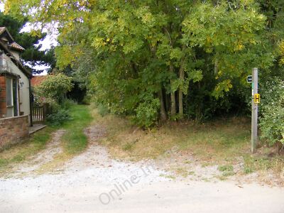 Photo 12x8 Footpath to Butley Low Corner & Five Cross Ways Butley High ...