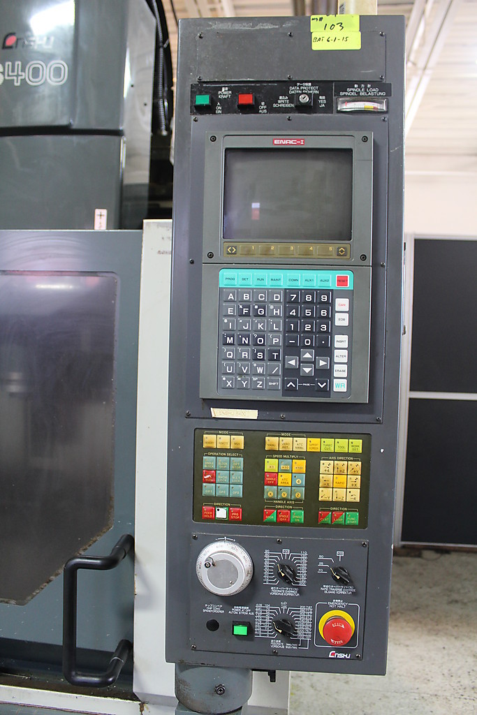 Enshu, Model S 400, High precision VMC running machine under power ...