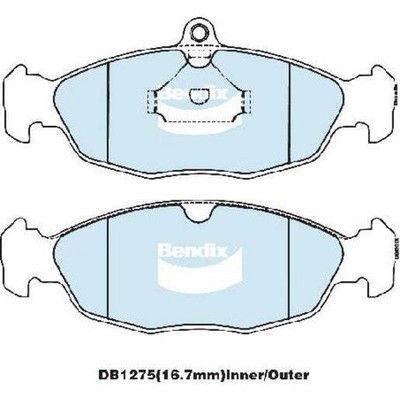 Bendix EURO Brake Pad Set Front DB1275 EURO+ | eBay Australia