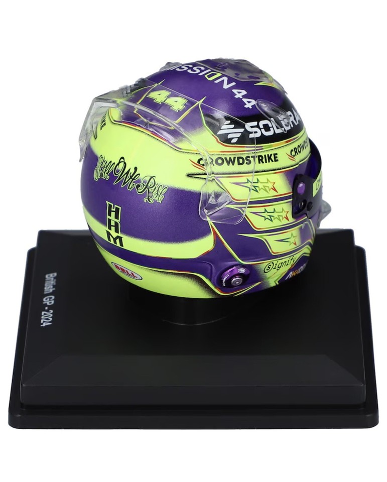 Spark-Lewis Hamilton #44 Helmet 1:5 Scale 2024 Mercedes AMG F1 British ...