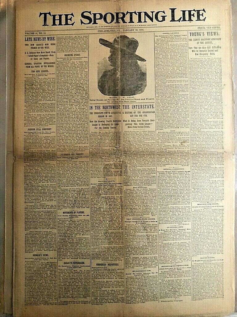 1891 Sporting Life Baseball Magazine Complete Year! Incredibly Rare | eBay