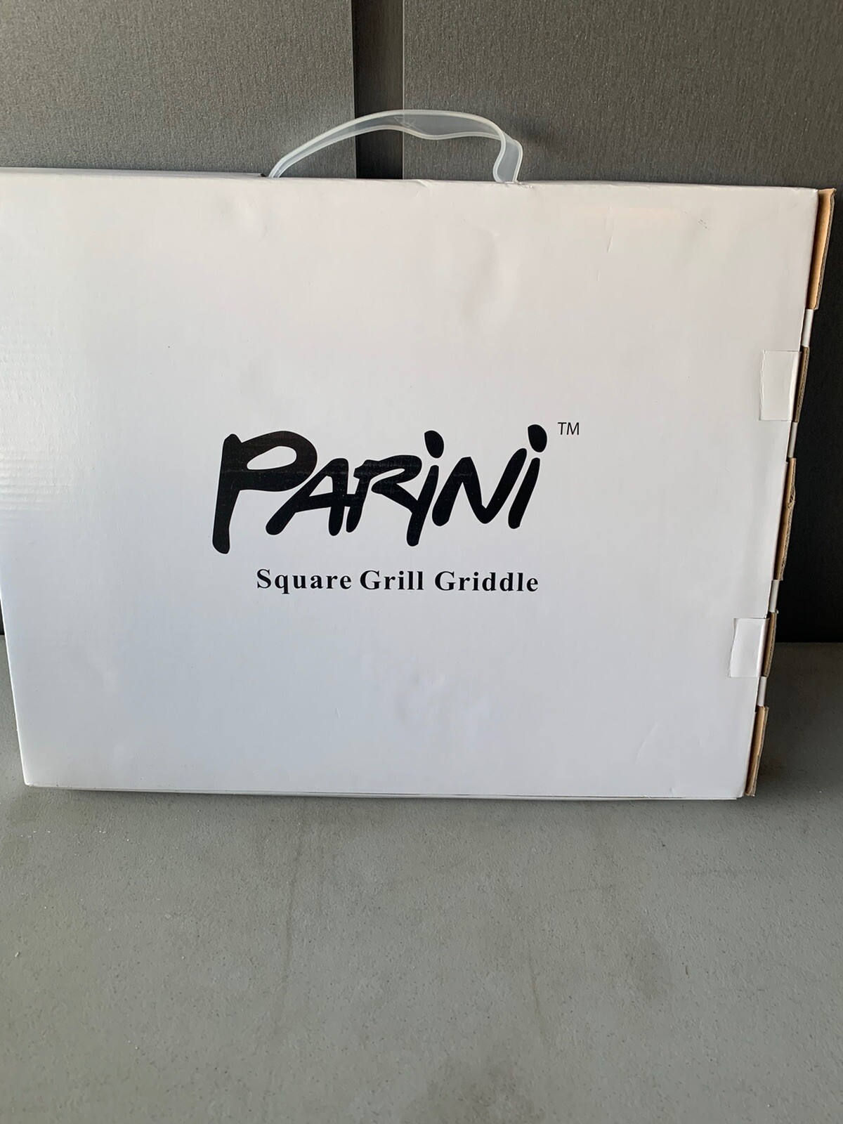 New In Box PARINI Cast Iron Square Grill Griddle Black Pre-Seasoned 11 ...