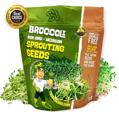 1 lb Sprouting Seed Mix - Broccoli, Alfalfa, Radish, Clover Delight | eBay