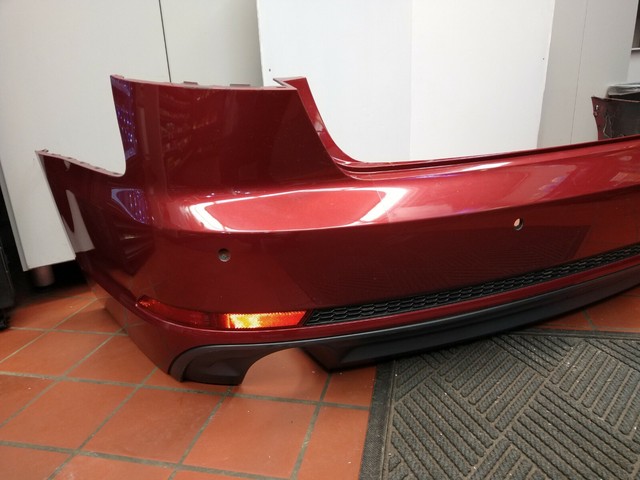 2017 - 2019 Audi A4 S4 B9 S-line Rear Bumper Cover Black With Vallance ...