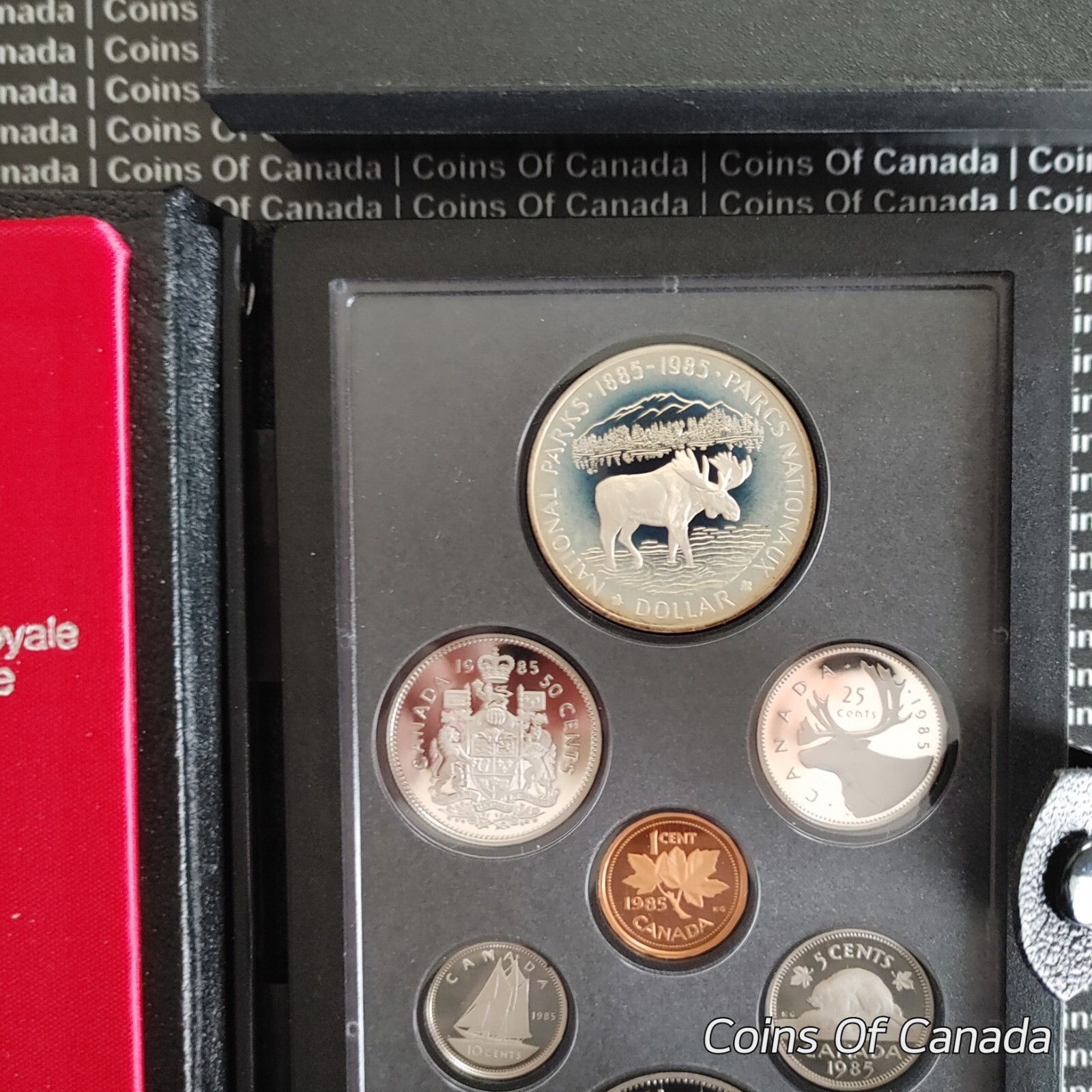 1985 Canada 7 Coin Proof Set - With Special Edition Silver Dollar # ...