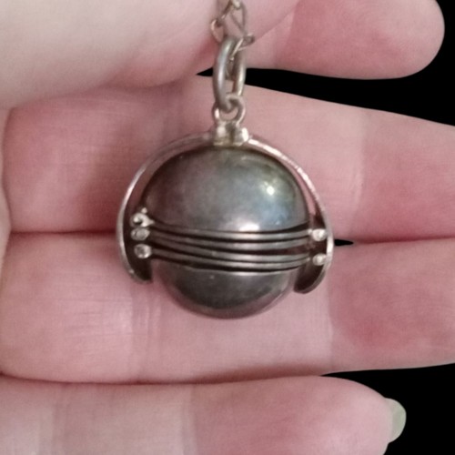 Vintage Marked Silver Collapsible Locket With Original Chain from ...