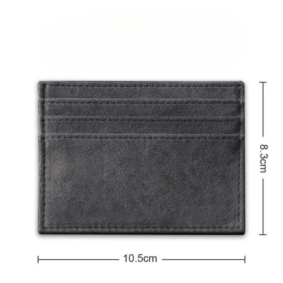 Leather Slim Wallet Small Card Wallet Men Credit Card Holder Bank Card ...