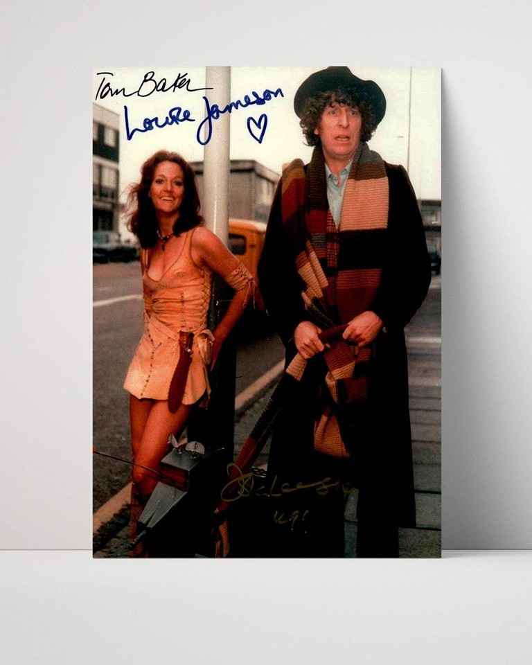 Doctor Who - Tom Baker and Louise Jameson - Street Scene Autograph ...