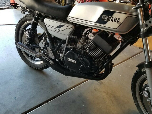 Yamaha RD400 RD400C RD400D RD400E Rearsets designed for direct bolt on ...