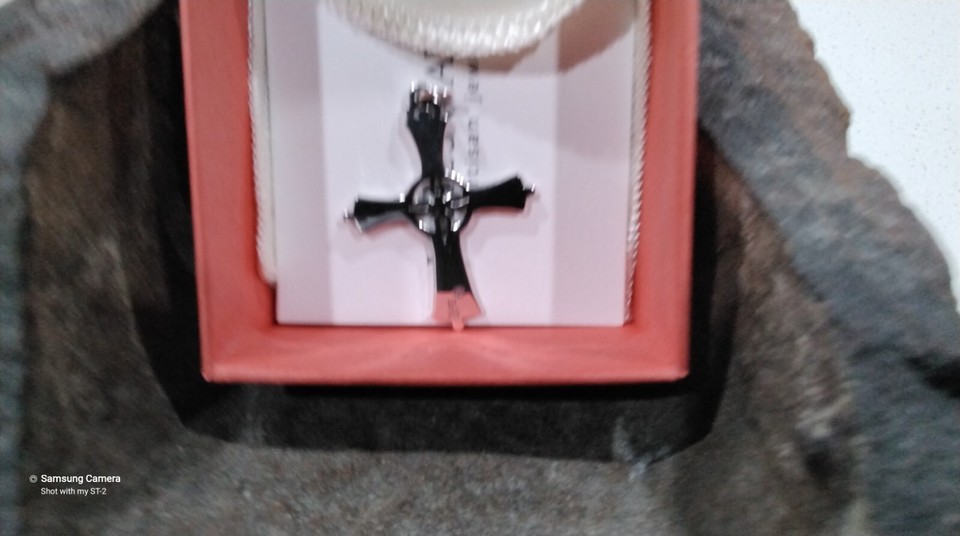 Retired James Avery Unique Handbell Cross Sterling Silver Pendant Rare ...