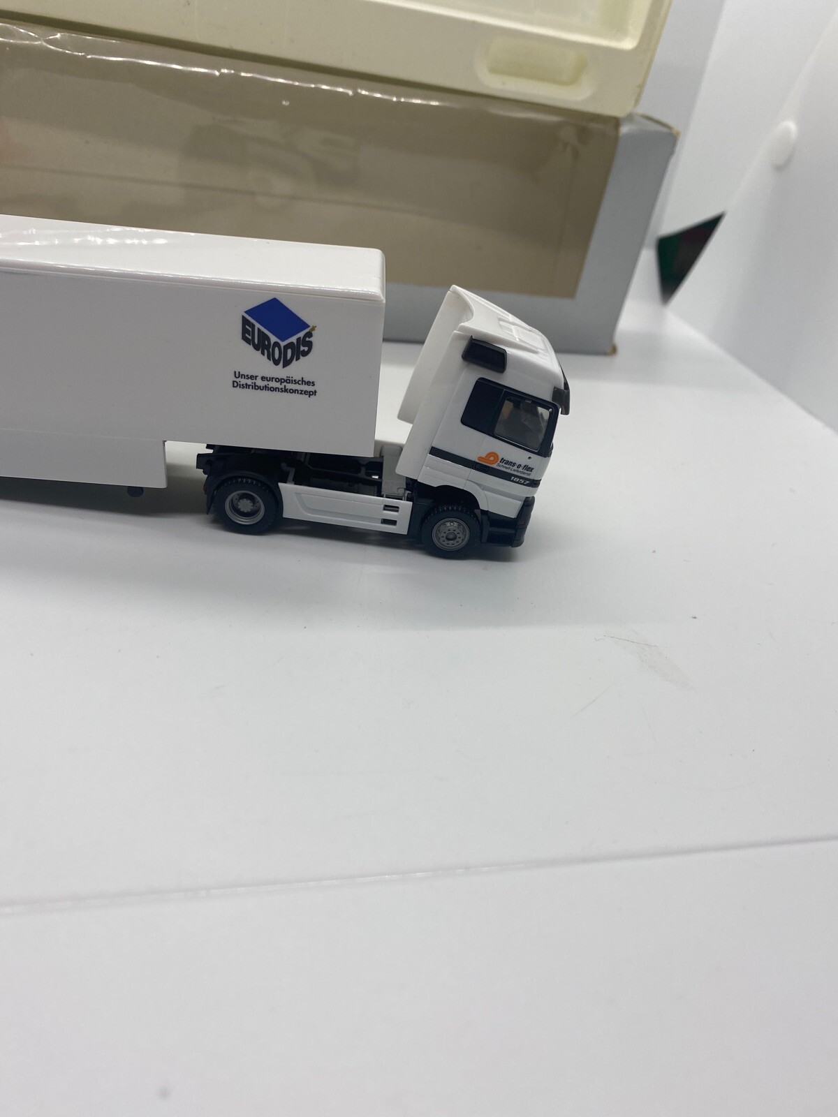 Herpa MB MP1 Box semitrailer „Trans-o-flex Schnell-Lieferdienst ...