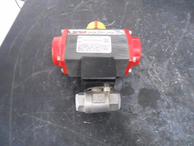 AIRTECH PA050 120 PSI MAX ACTUATOR & FLOW-TEK S70 CF8M ⅜" 2000 PSI WOG ...