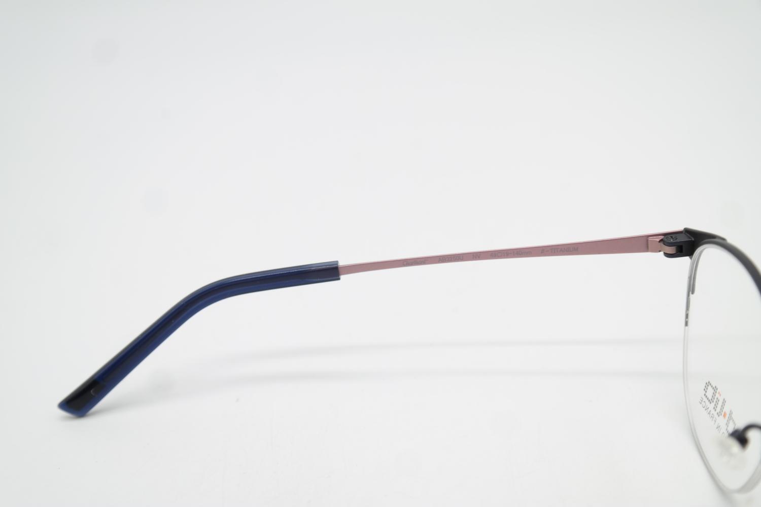 Glasses ad lib Charmant AB3250U Titanium Black Red Pink half Rim Eyeglasses New | eBay