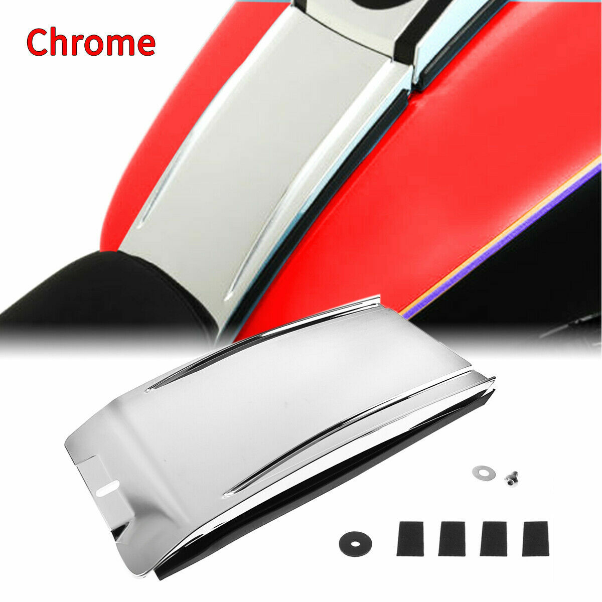 Chrome Lower Dash Extension Tank Panel For Harley Softail Fatboy FXST ...