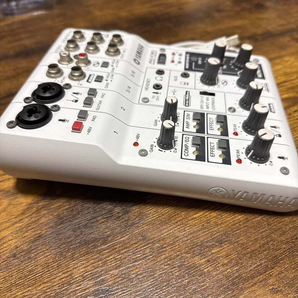 YAMAHA AG06MK2 W 6ch Live Streaming Mixer White AG06 MK2 MKII Japan ...