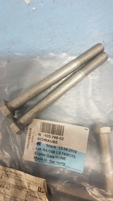 Genuine Audi A4 B6 B7 Front Suspension Arm Pinch Bolt N10576802 for ...