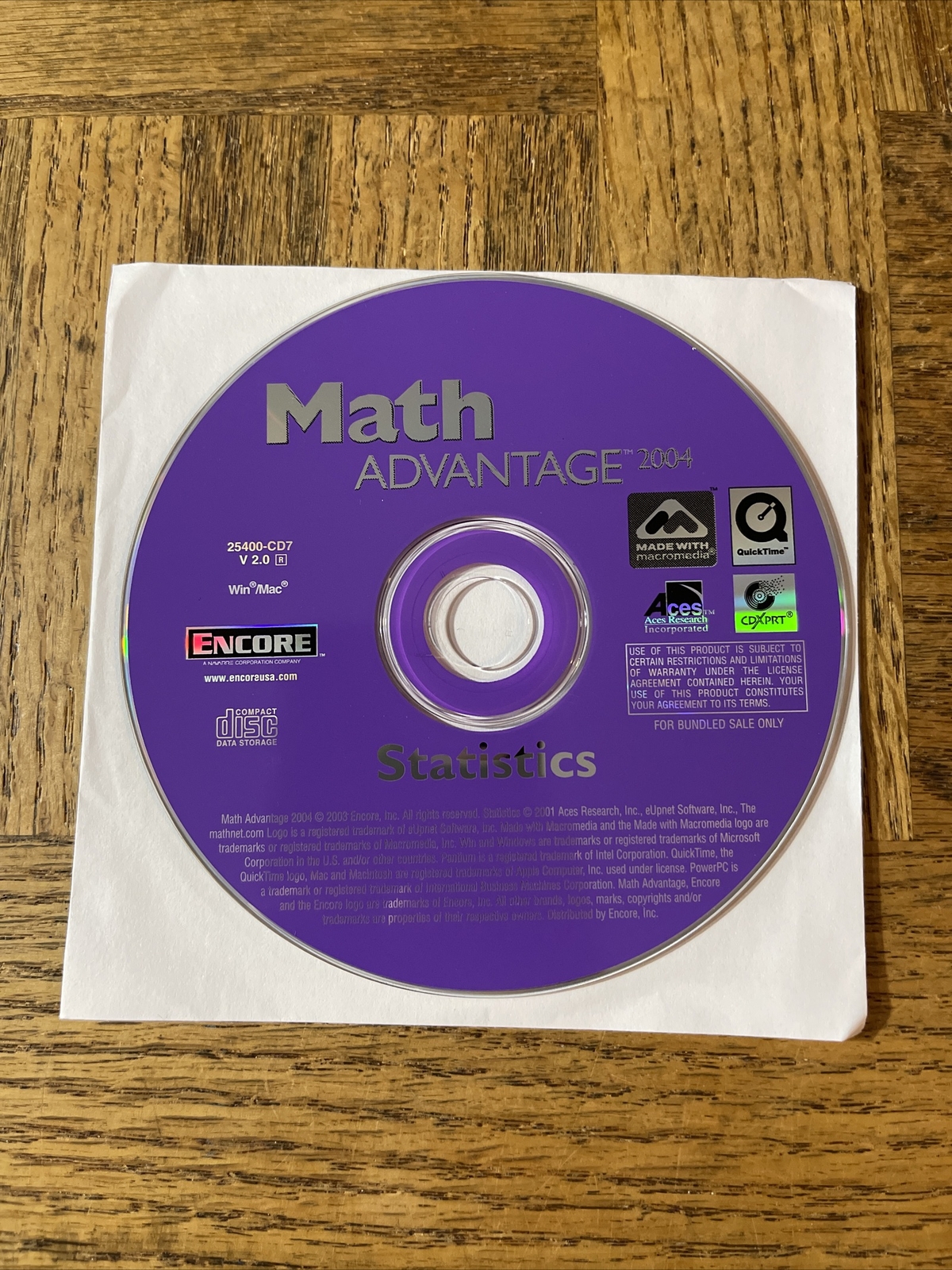 Math Advantage Statistics PC Software | eBay