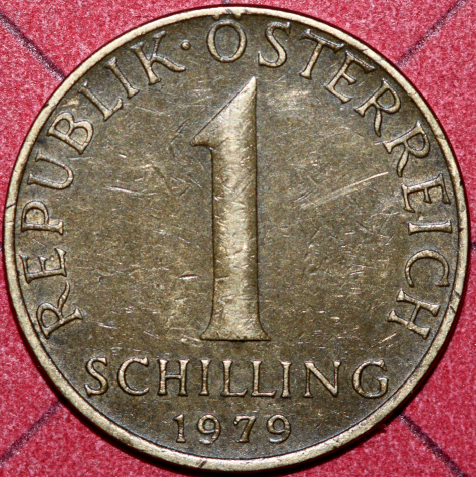 Austria 1979 Schilling, Edelweiss Flower- Foreign Coin 22.5mm | eBay