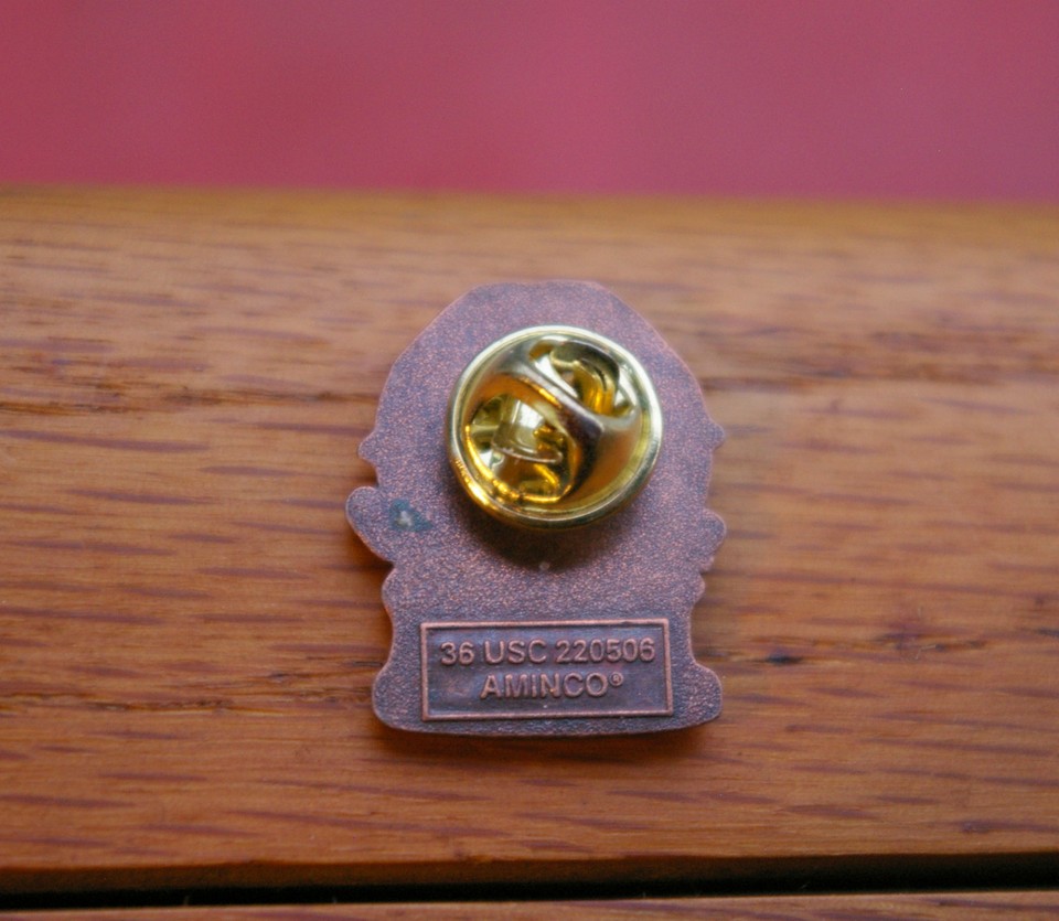 USA Olympic Rings Weight Lifting Globe Copper Tone Metal Lapel Pin ...