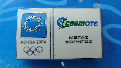 COSMOTE GRAND SPONSOR LOGO TROFE - ATHENS 2004 OLYMPIC GAMES PIN | eBay
