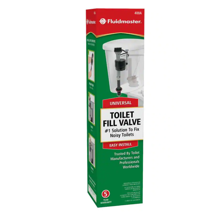 400a Universal Toilet Fill Valve Kit, Shank Adjust 9" to 14" Fix Noisy ...