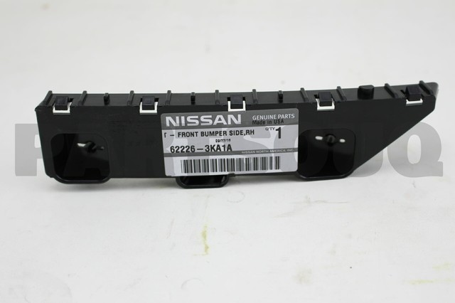622263KA1A Genuine Nissan BRACKET - FRONT BUMPER SIDE, RH 62226-3KA1A ...