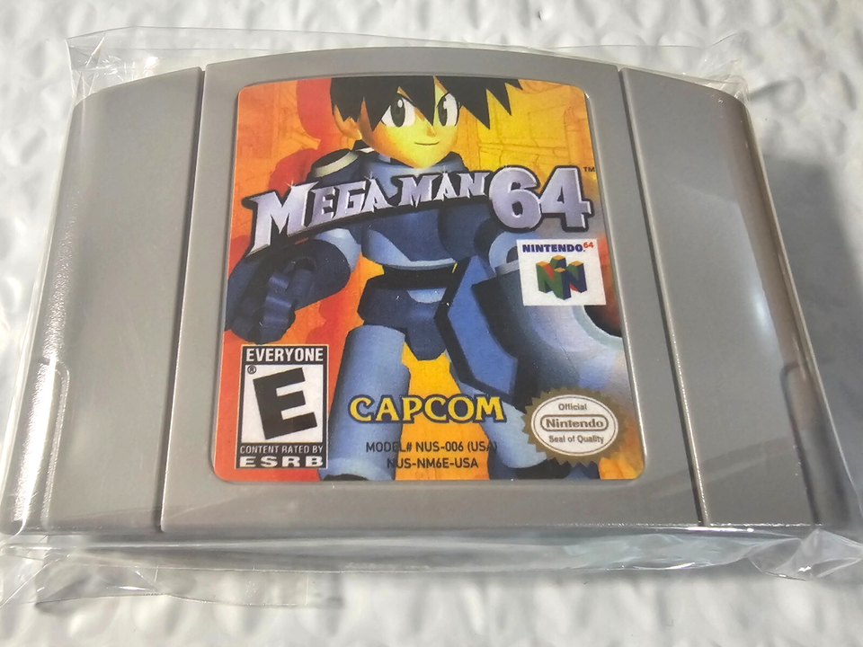 New Nintendo 64 Mega Man 64 N64 Nintendo Capcom 2001 Megaman Game ...