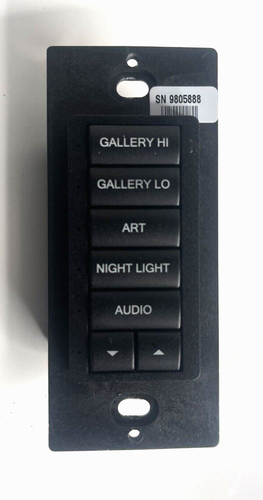 Crestron C2N-CBD-P-B-T Cameo Keypad Kit, Standard Mount, Black Textured ...