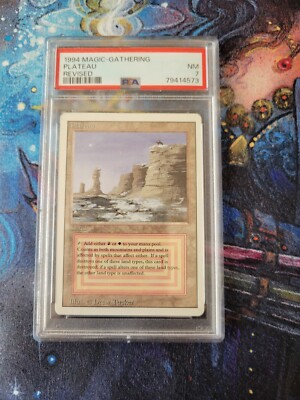 MTG 1994 Revised Dual Land Plateau Edition PSA 7 English | eBay