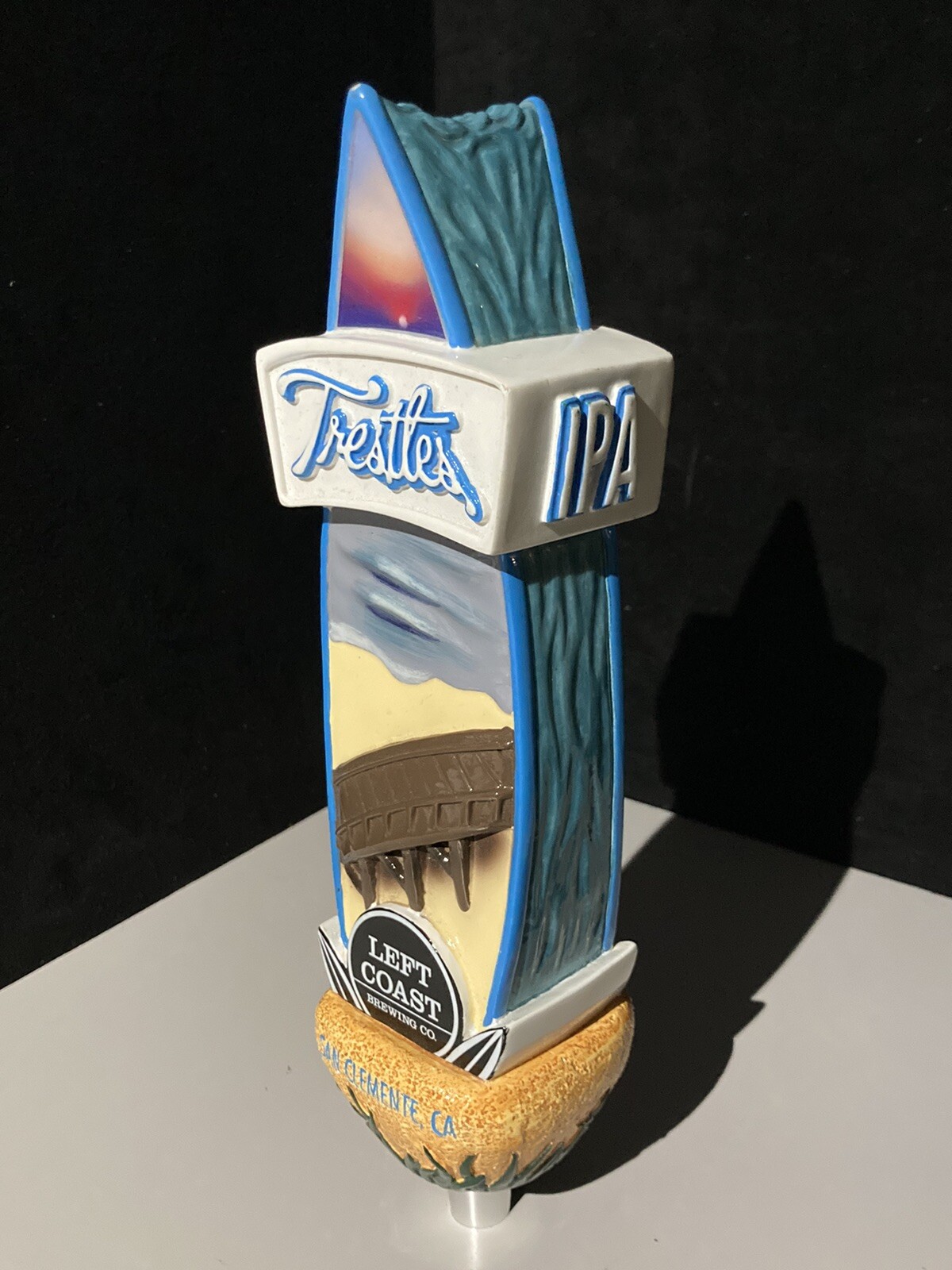 🌟 Trestles Ipa San Clemente Ca Lost Coast Craft Beer Tap Handle Beach ...
