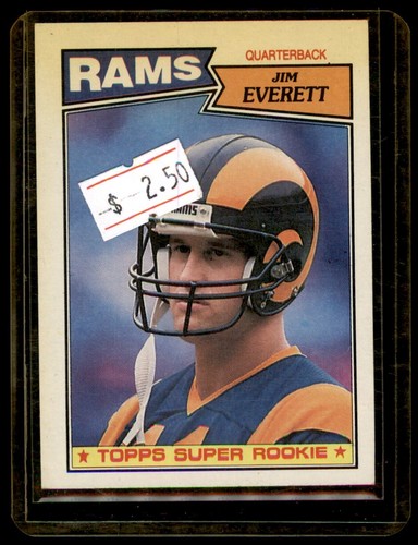 1987 Topps Jim Everett RC Los Angeles Rams #145 | eBay