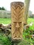 Fair Trade Hand Carved Wooden Green Man Full Tree Trunk Stump Log ...