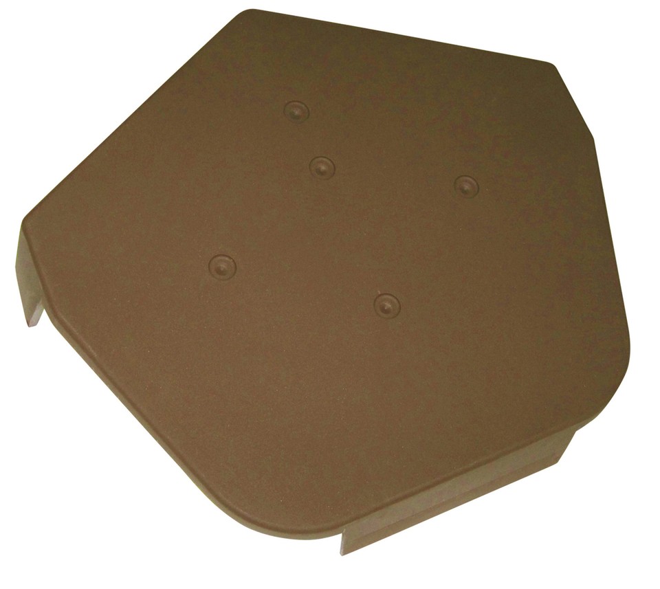 Roof Dry Verge End Cap Easy Trim Gable Kit Universal Plastic Tile Cap ...