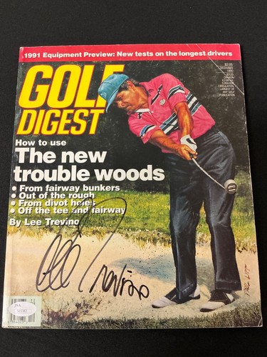Lee Trevino Signed Auto Dec 1990 Golf Digest Magazine JSA COA | eBay