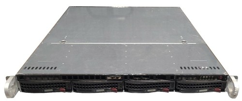 Supermicro X8SIL-F CSE-813M 4-Bay LFF 1U DDR3 Server CTO 1 x 350W PSU ...