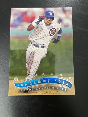 SAMMY SOSA 1997 Topps Stadium Club #40 Chicago Cubs Baseball MLB Card ...