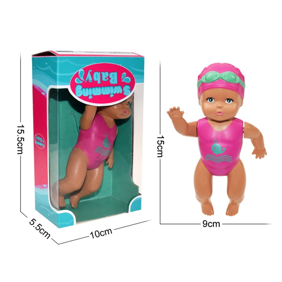 Swimming Doll Play In The Bath Wind-Up Bath Doll Realistic Baby ...