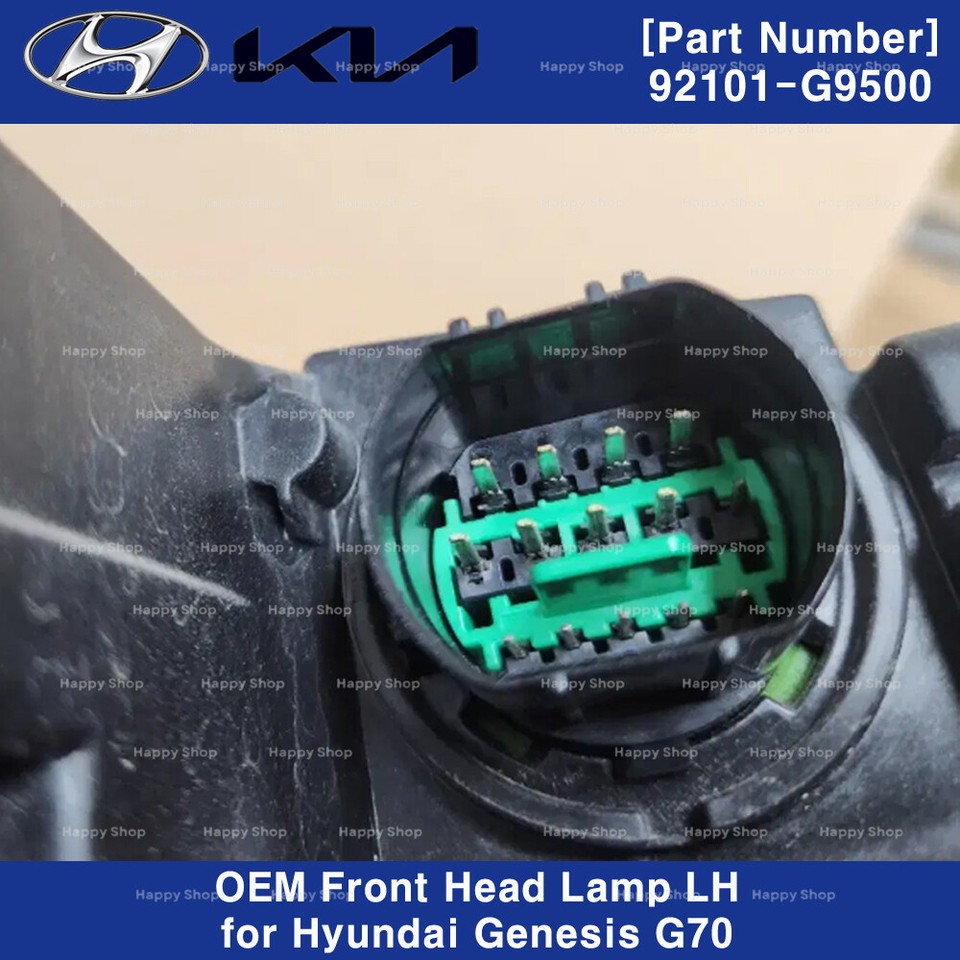 OEM Front Headlight Lamp Left Driver 92101G9500 for Hyundai Genesis G70 ...