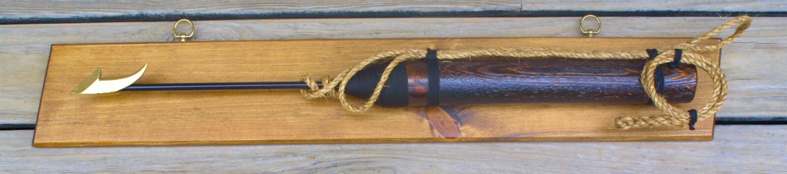 3' Harpoon Plaque - nautical decor | eBay