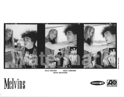 Melvins Press Photo Promo 8x10 1995 Buzz Osborne Dale Crover Mark ...